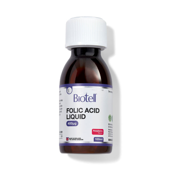 Biotell Folic Acid Liquid 400µg | Support for Energy, Immunity & Pregnancy