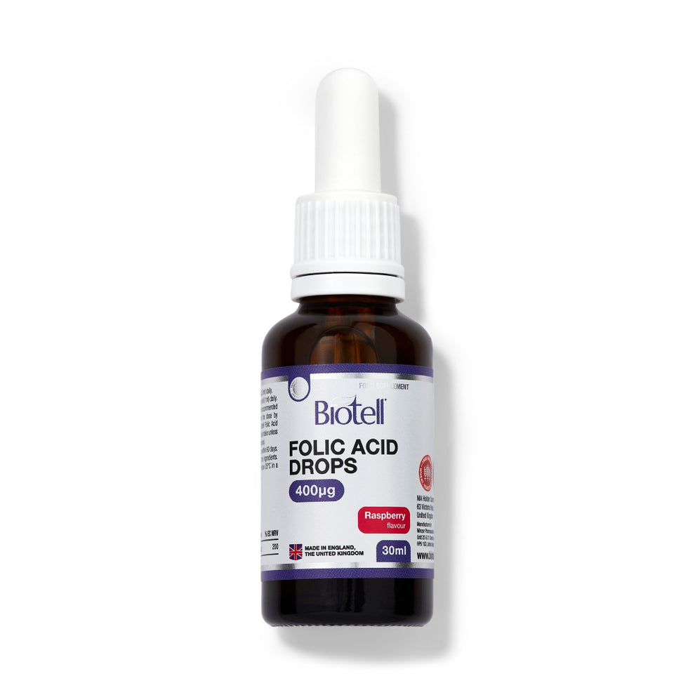 Biotell Folic Acid Drops 400µg | Immune, Energy & Pregnancy Support